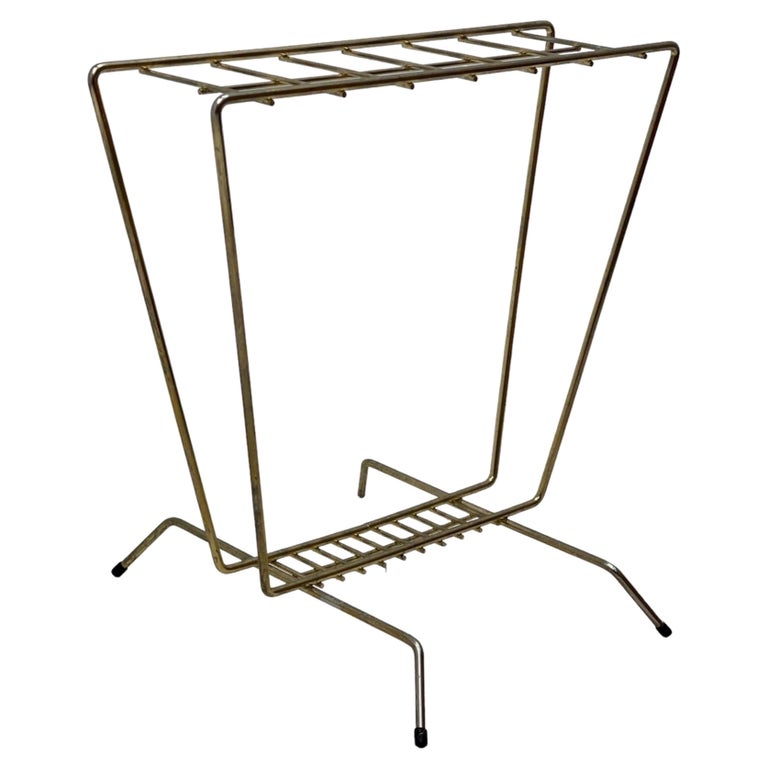 Vintage Brass Stand For Sale at 1stDibs