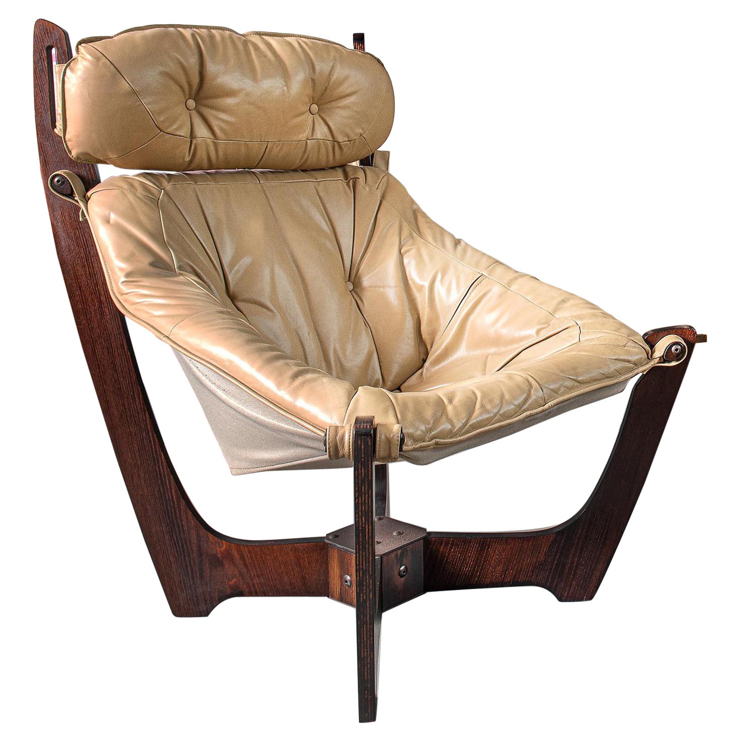 Luna HB Leather Chair and Ottoman by IMG, Norway at 1stDibs | luna ...