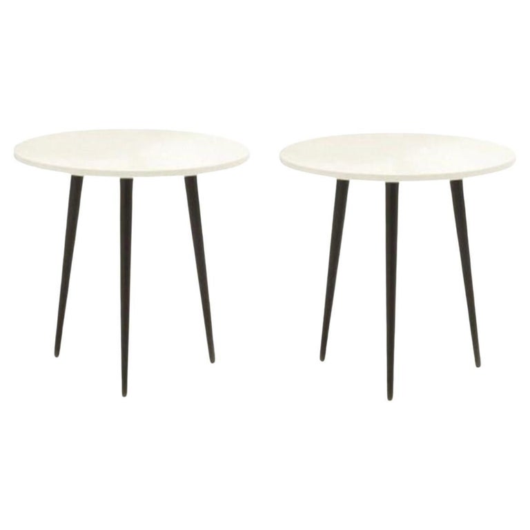 Set of 2 Small Round Soho Side Tables by Coedition Studio For Sale at 1stDibs