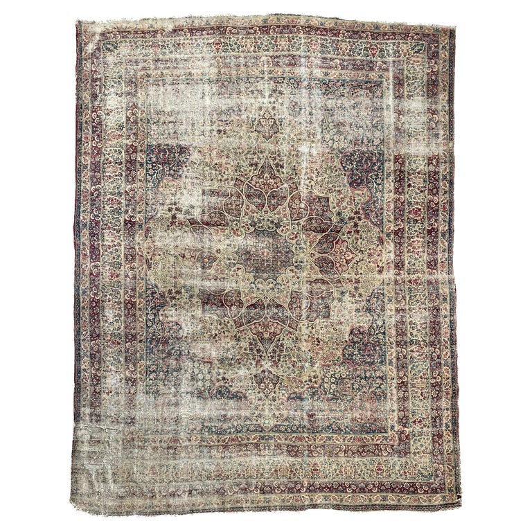 Timeless and Beautifully Fine Antique Jewel Rug, circa 1900's For Sale ...