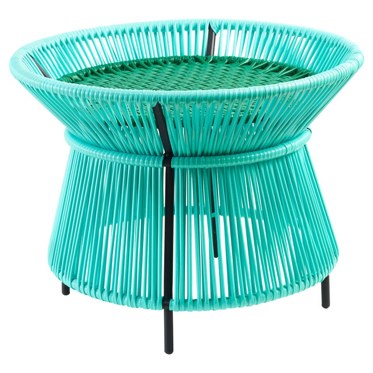 Mint Caribe Basket Table by Sebastian Herkner For Sale at 1stDibs