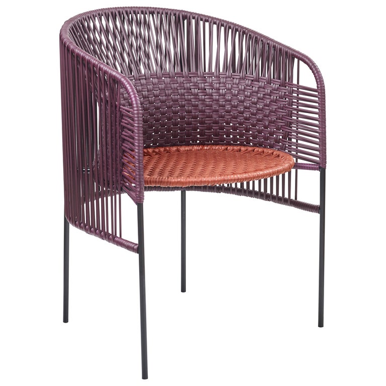 Violet Orange Caribe Chic Dining Chair by Sebastian Herkner For Sale at ...