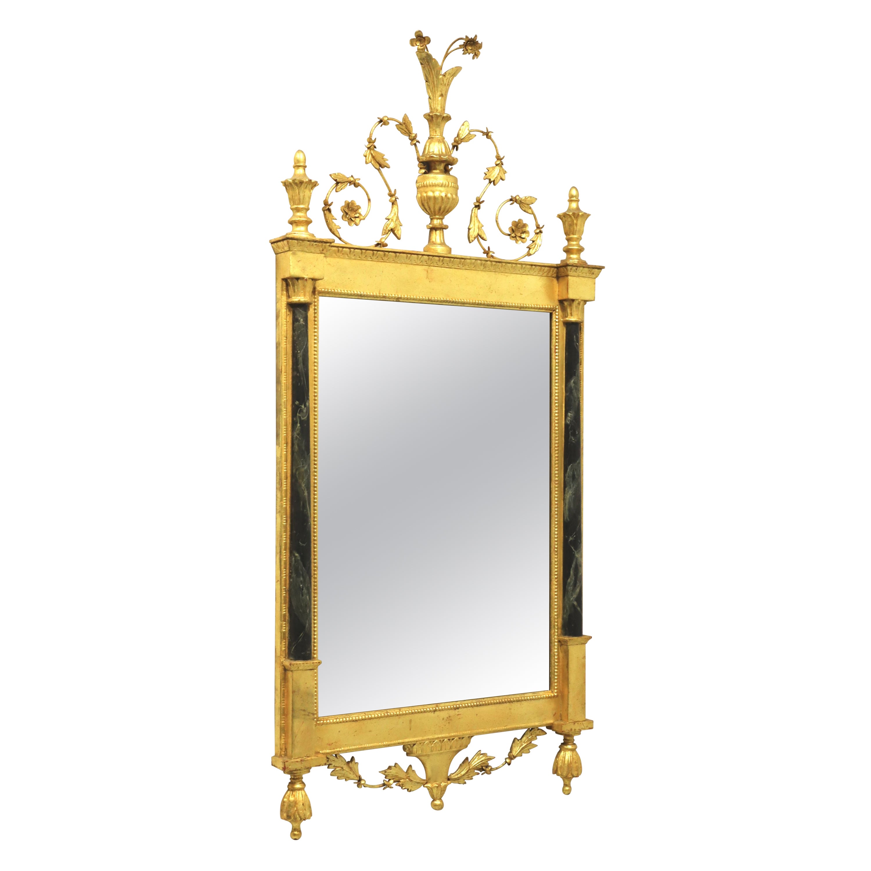 Neoclassical Mirror with Gold Gilt For Sale at 1stDibs
