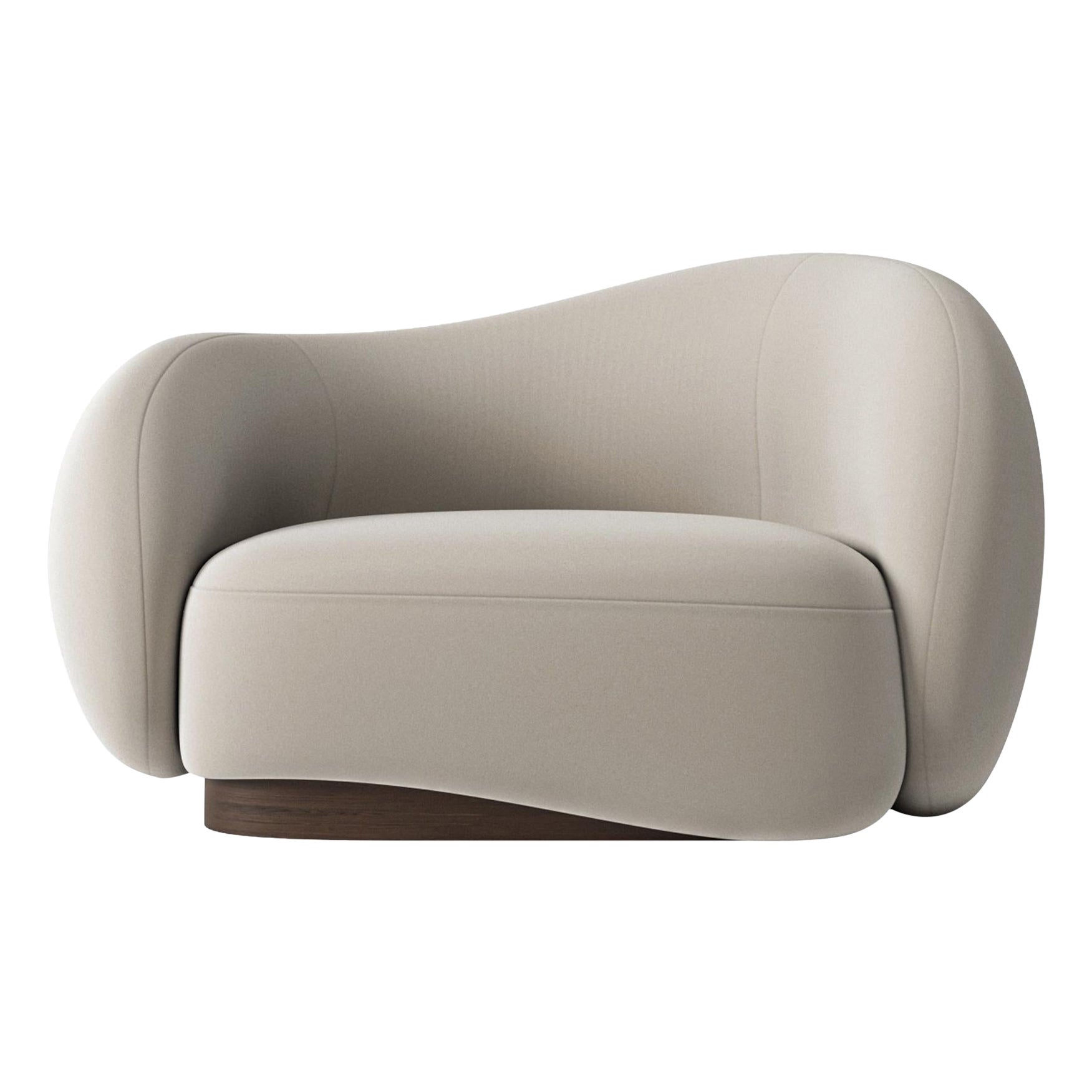 Canapé Paloma 120, moderne organique, velours extensible, de Mehmet ...