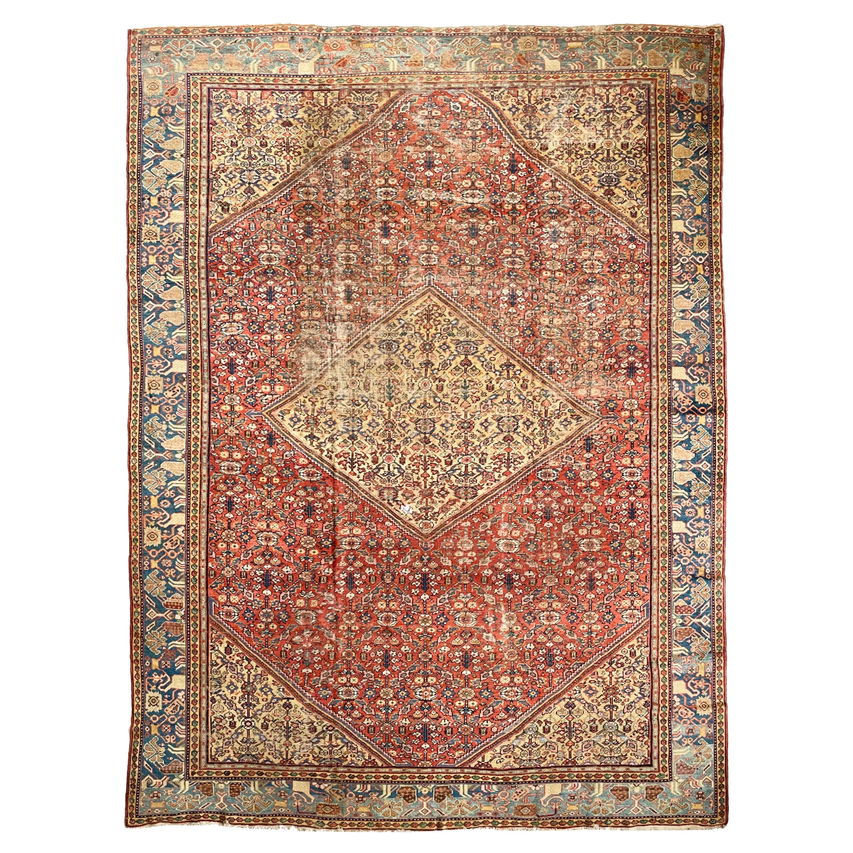 Antique Persian Ferahan Rug, c.1920 For Sale at 1stDibs
