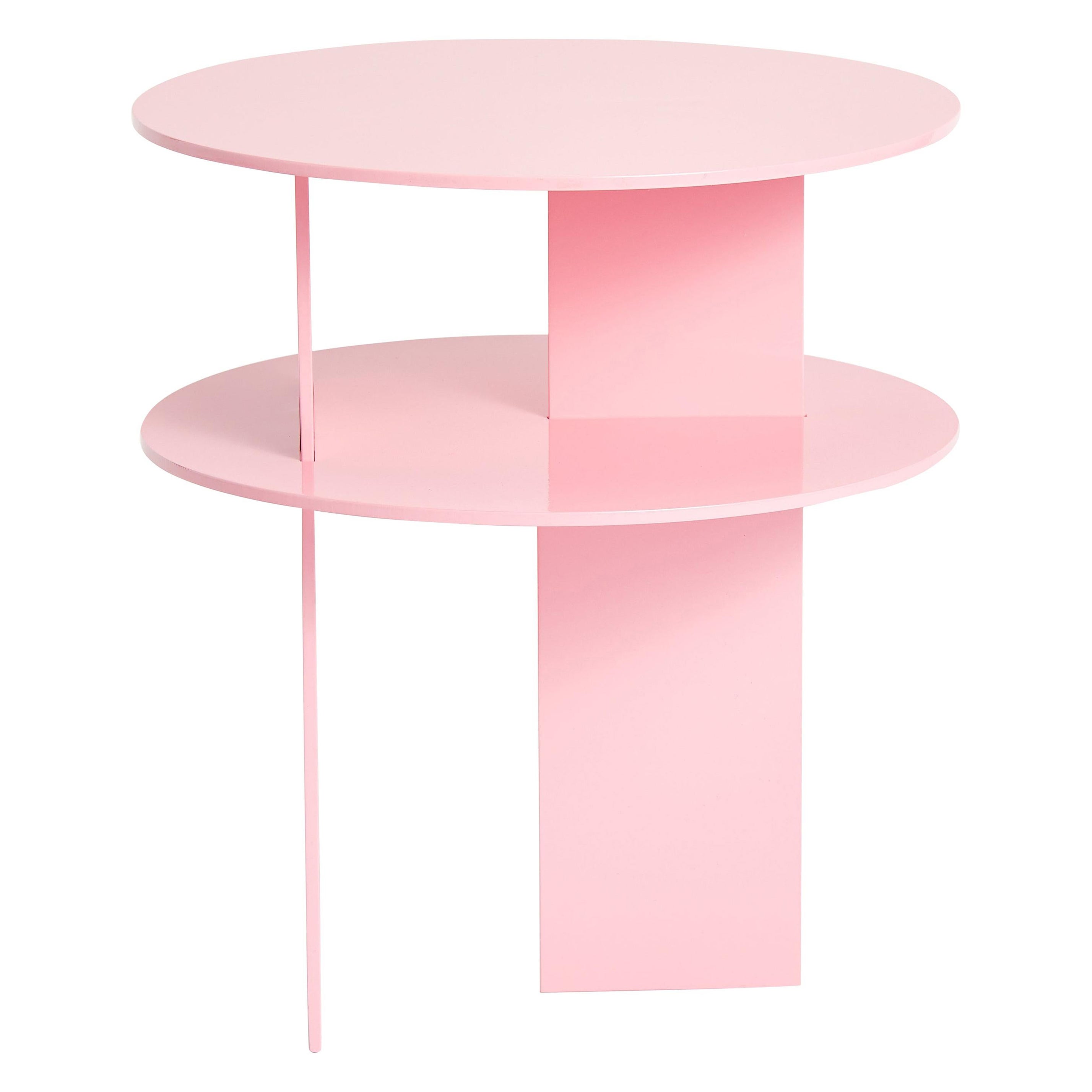 Clam Pink Onyx Side Table by Casa Alfarera For Sale at 1stDibs
