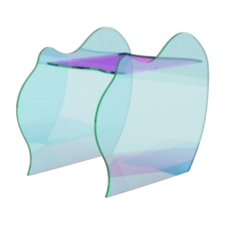 Isola Glass Bench by Brajak Vitberg For Sale at 1stDibs