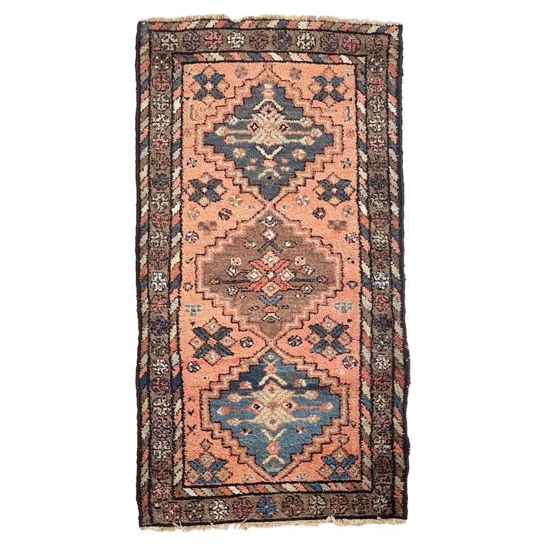 Antique Kurdish Rug with Neutral Hues, c.1930-40's For Sale at 1stDibs