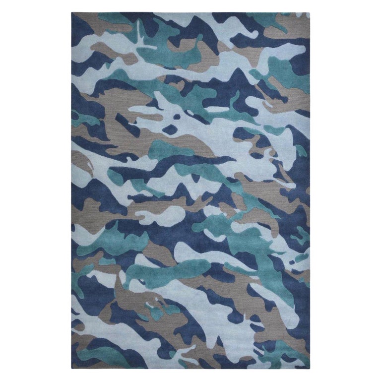 Camo Large Rug by Art and Loom For Sale at 1stDibs