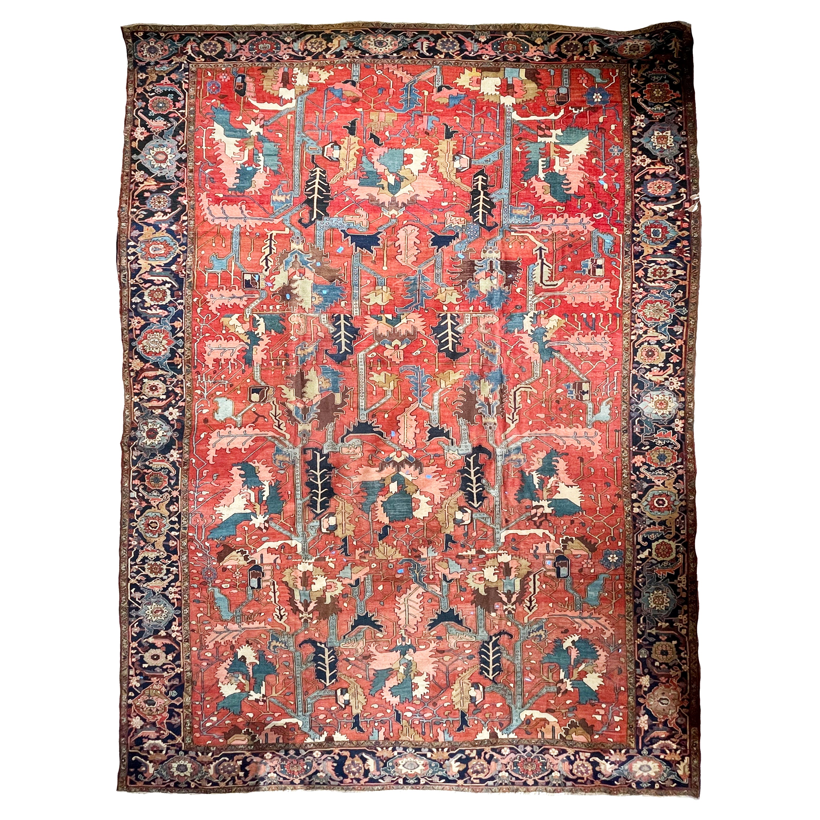 Turn of the Century Palatial Palace Masterpiece Rug, c.1900's For Sale ...