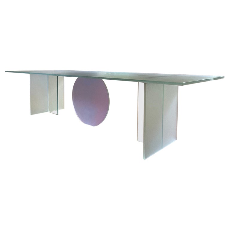 Isola Satin Dining Table by Brajak Vitberg For Sale at 1stDibs