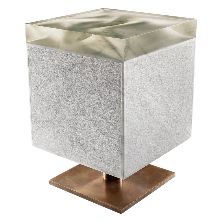 Marble Cube Table by Jonathan Hansen For Sale at 1stDibs