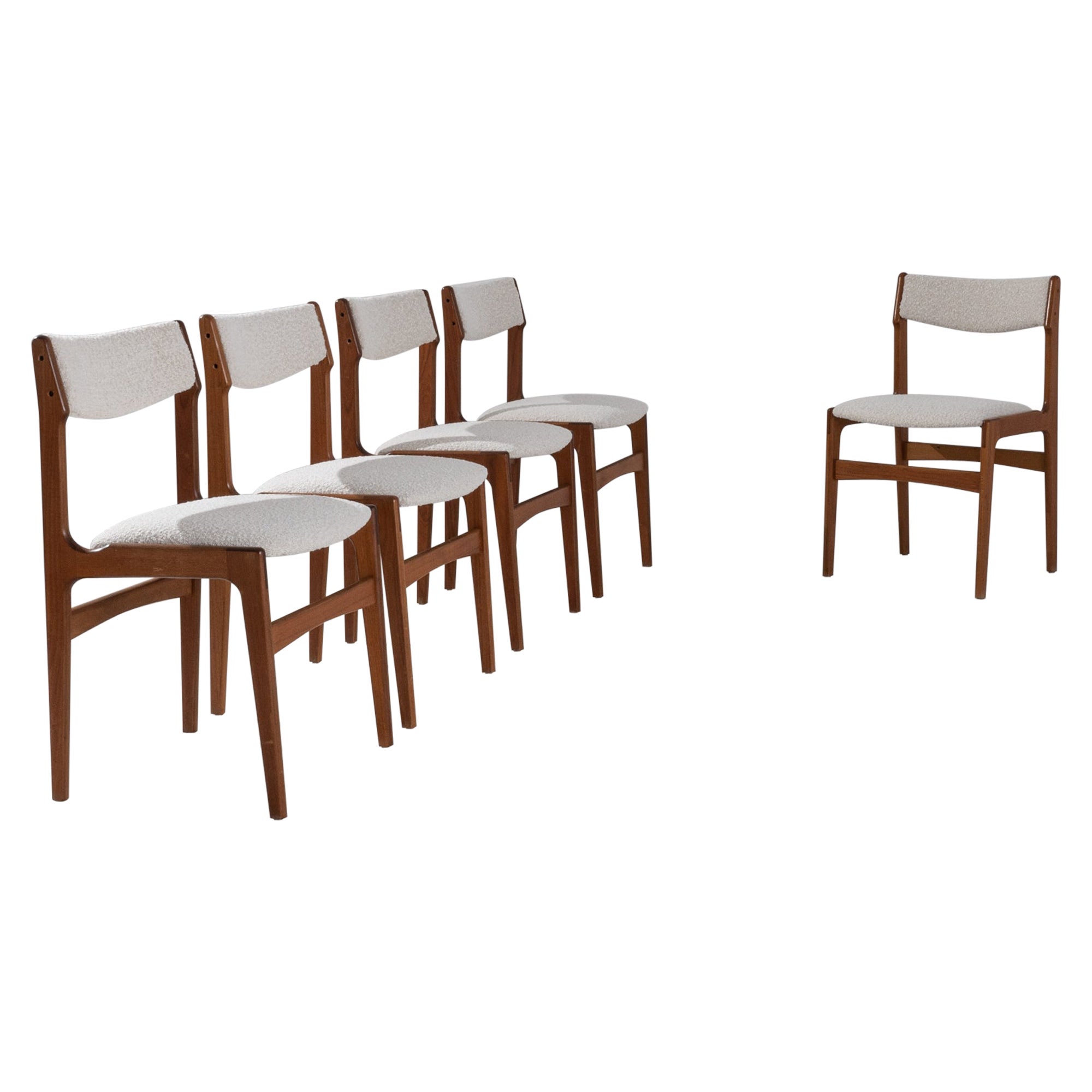 Set of Five MCM Dining Chairs by Meier and Pohlmann Co. at 1stDibs ...