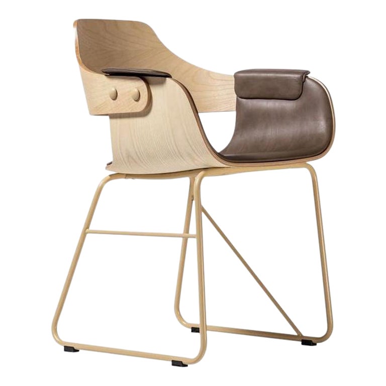 Sled Chair Leather - 51 For Sale on 1stDibs