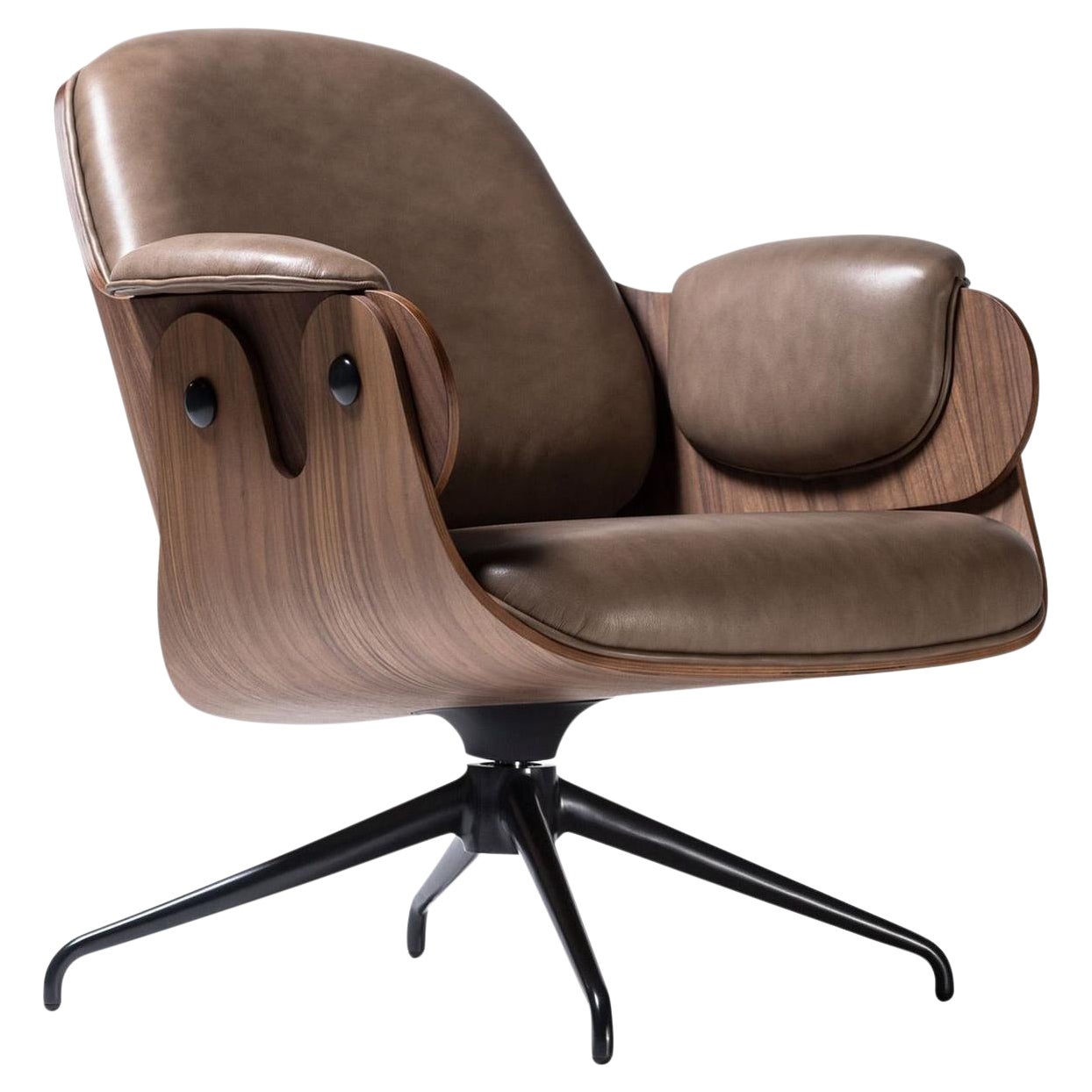 WK Wohnen Solo 699 Designer Leather Lounger Blue Genuine Leather ...