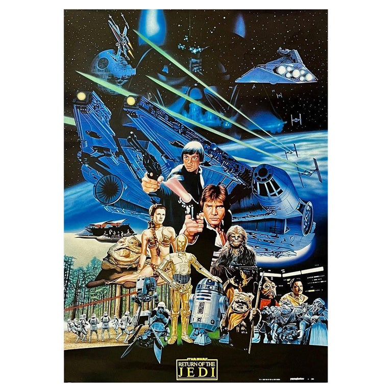 Star Wars, Return of The Jedi, Unframed Poster, 1983 For Sale at 1stDibs