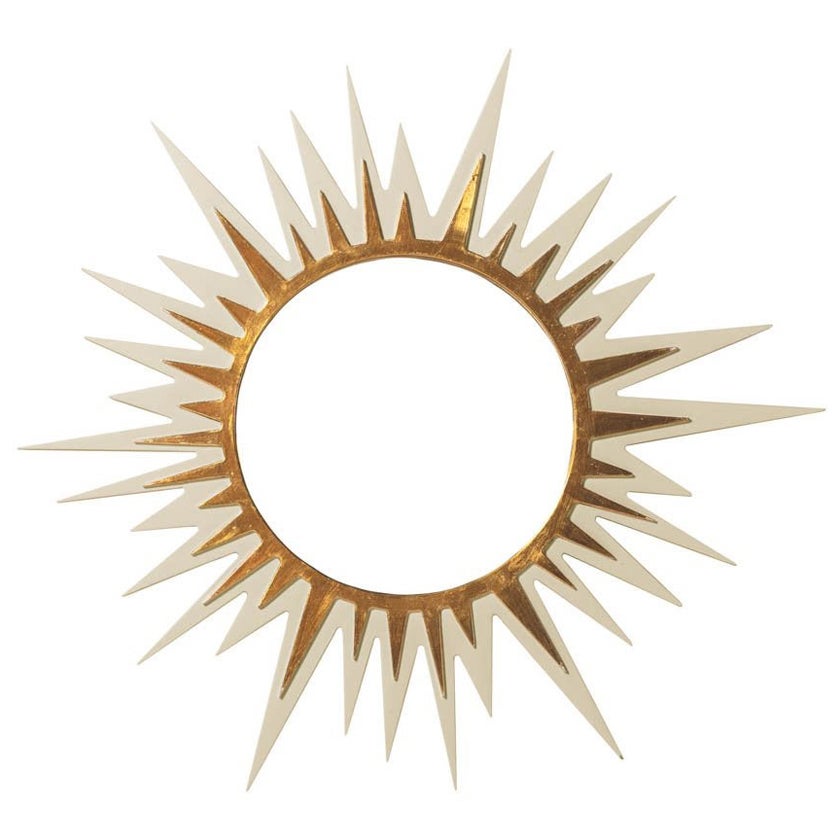 Carnival Zulu Circle Mirror in Delaware Putty For Sale at 1stDibs