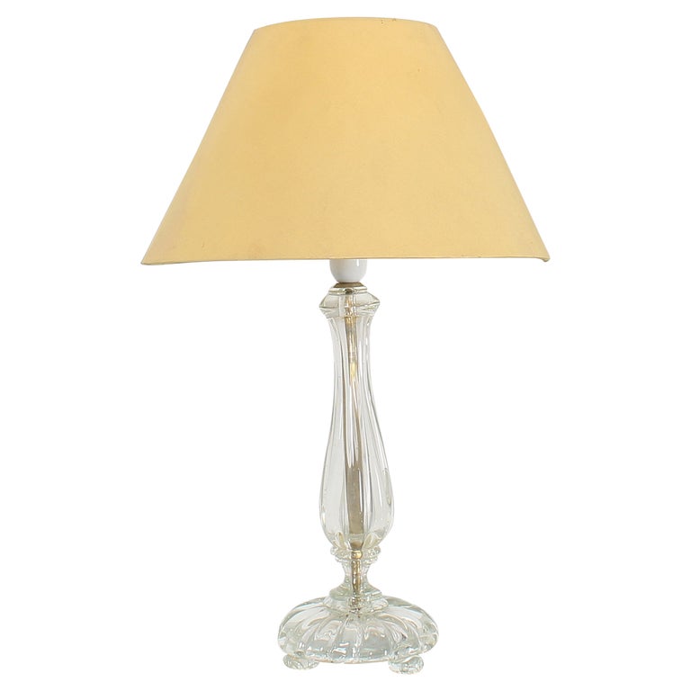 Mid-Century A. Seguso Murano Glass Table Lamp 40s Italy For Sale at 1stDibs