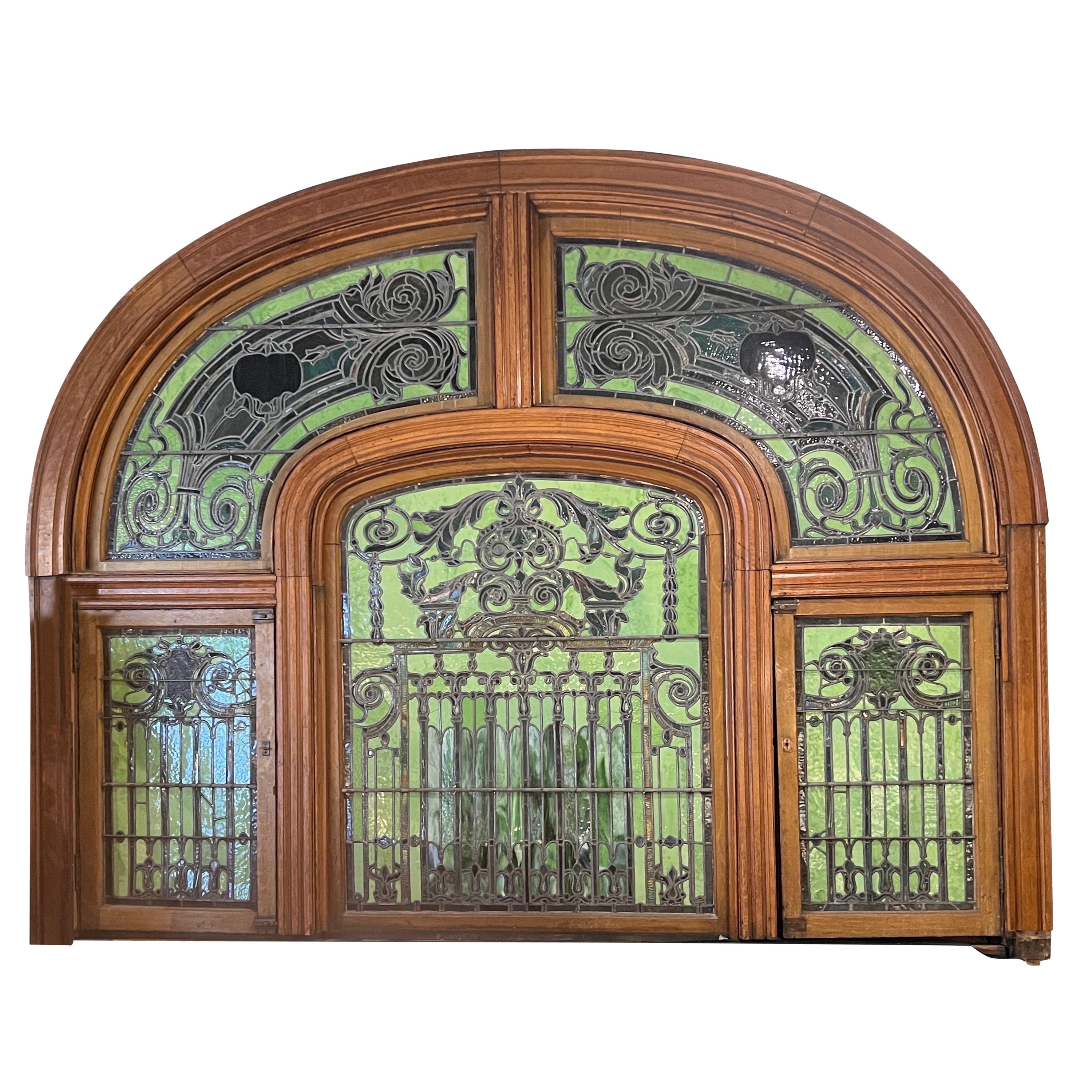 Frank Lloyd Wright Window from the Oscar Steffens House, 1909 at 1stDibs
