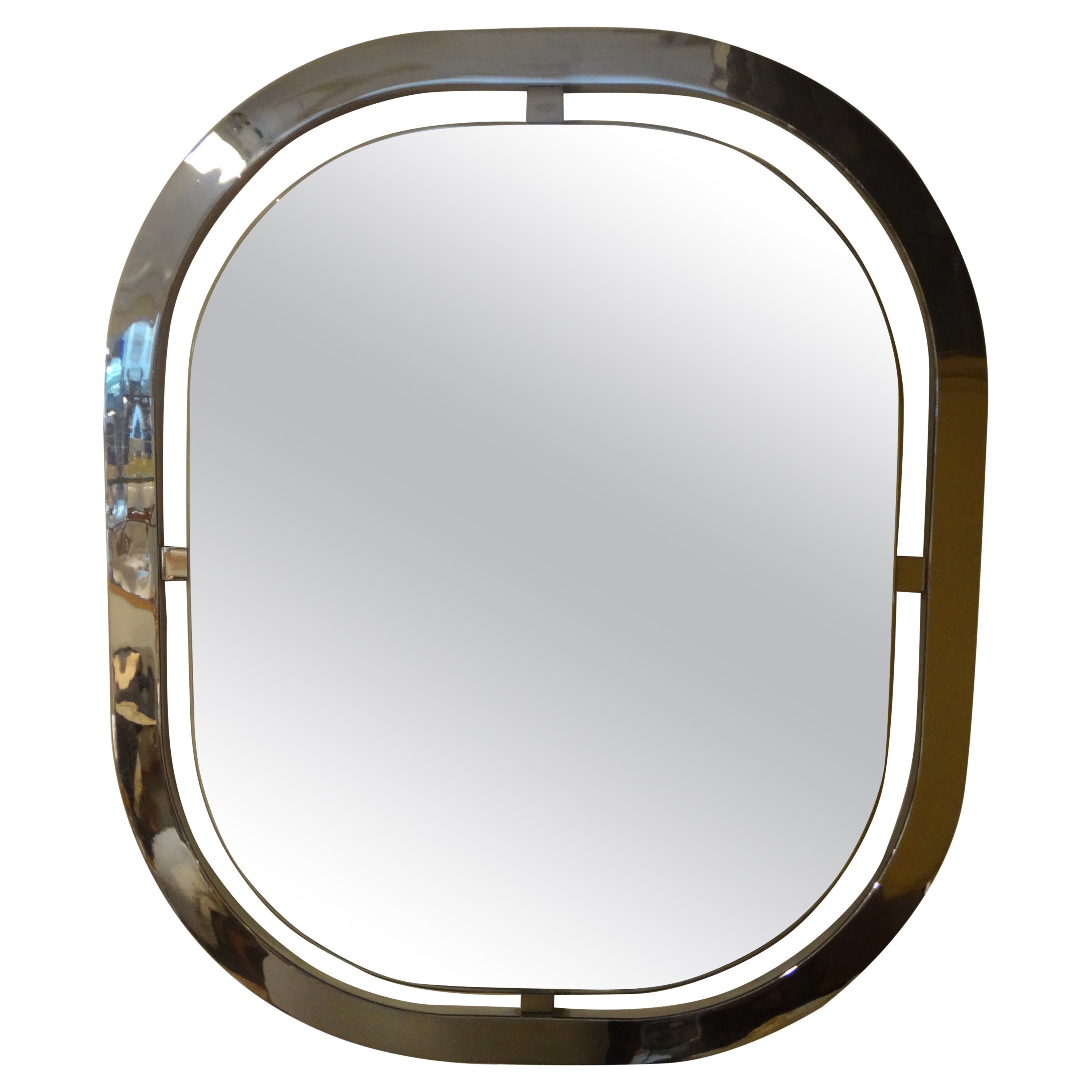 Earl Reiback Tunnel of Love Infinity Mirror Chrome Signed at 1stDibs
