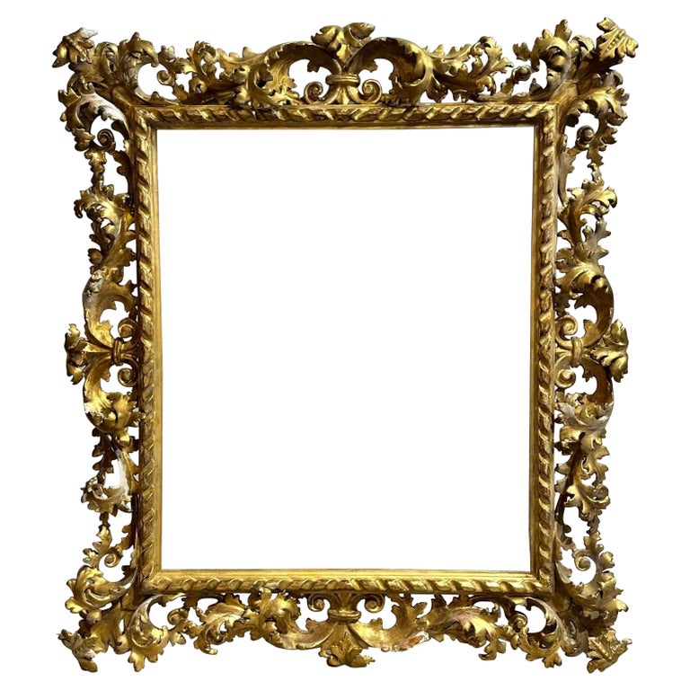Italian Giltwood Florentine Frame For Sale at 1stDibs