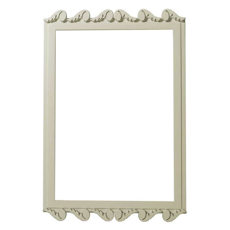 Garden District Laurel Rectangle Mirror in Delaware Putty For Sale at ...