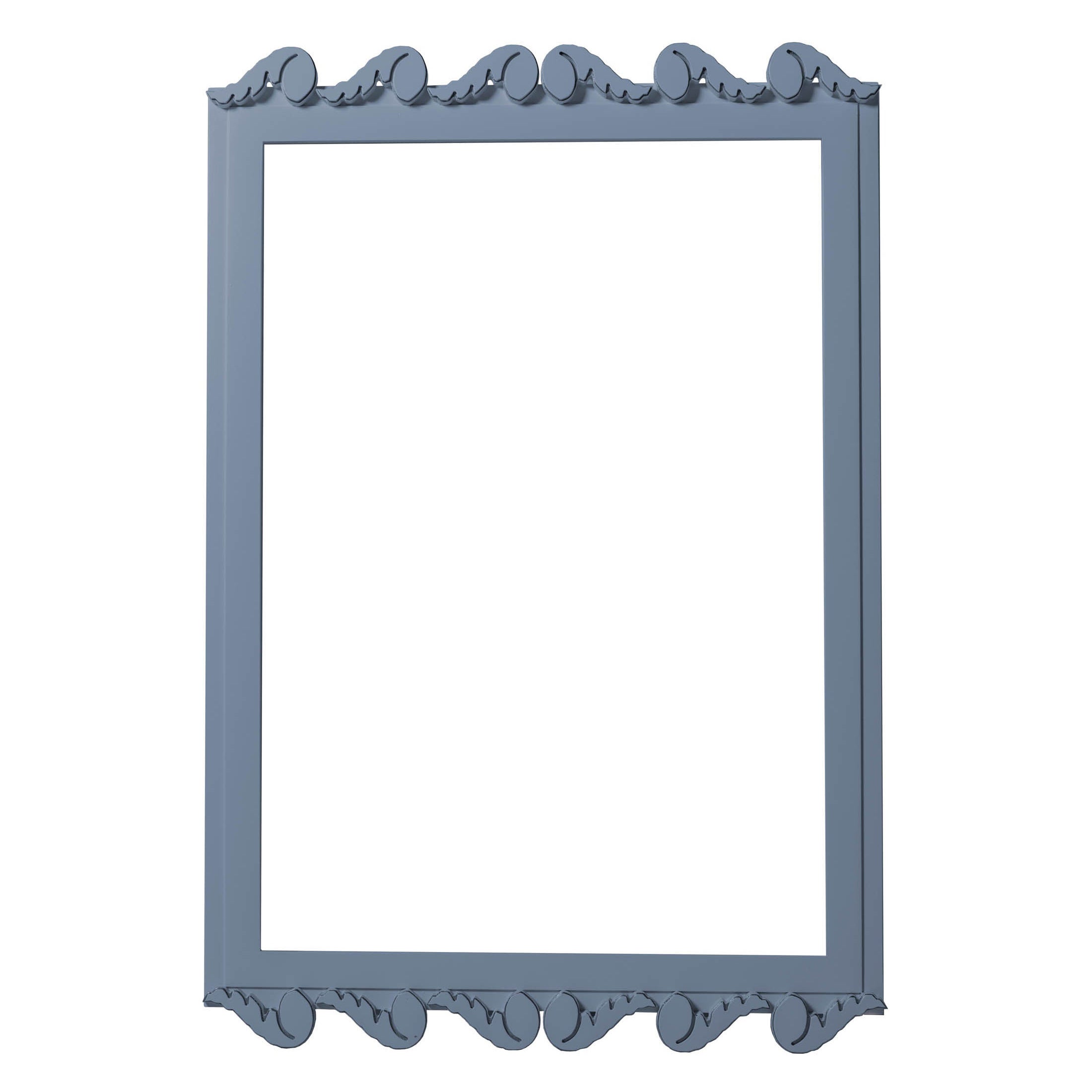 Garden District Laurel Rectangle Mirror in Hale Navy For Sale at 1stDibs