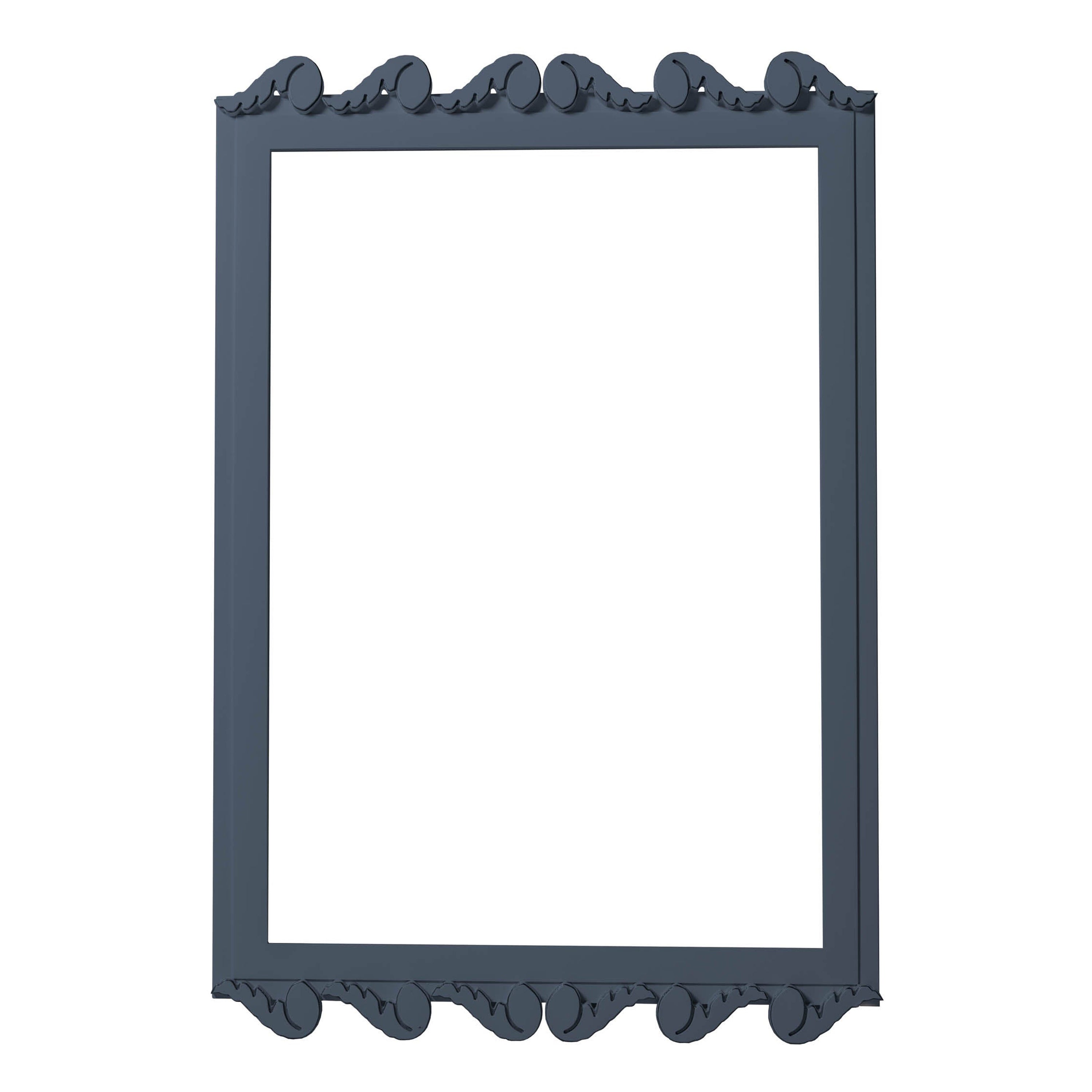 Garden District Laurel Rectangle Mirror in Hale Navy For Sale at 1stDibs