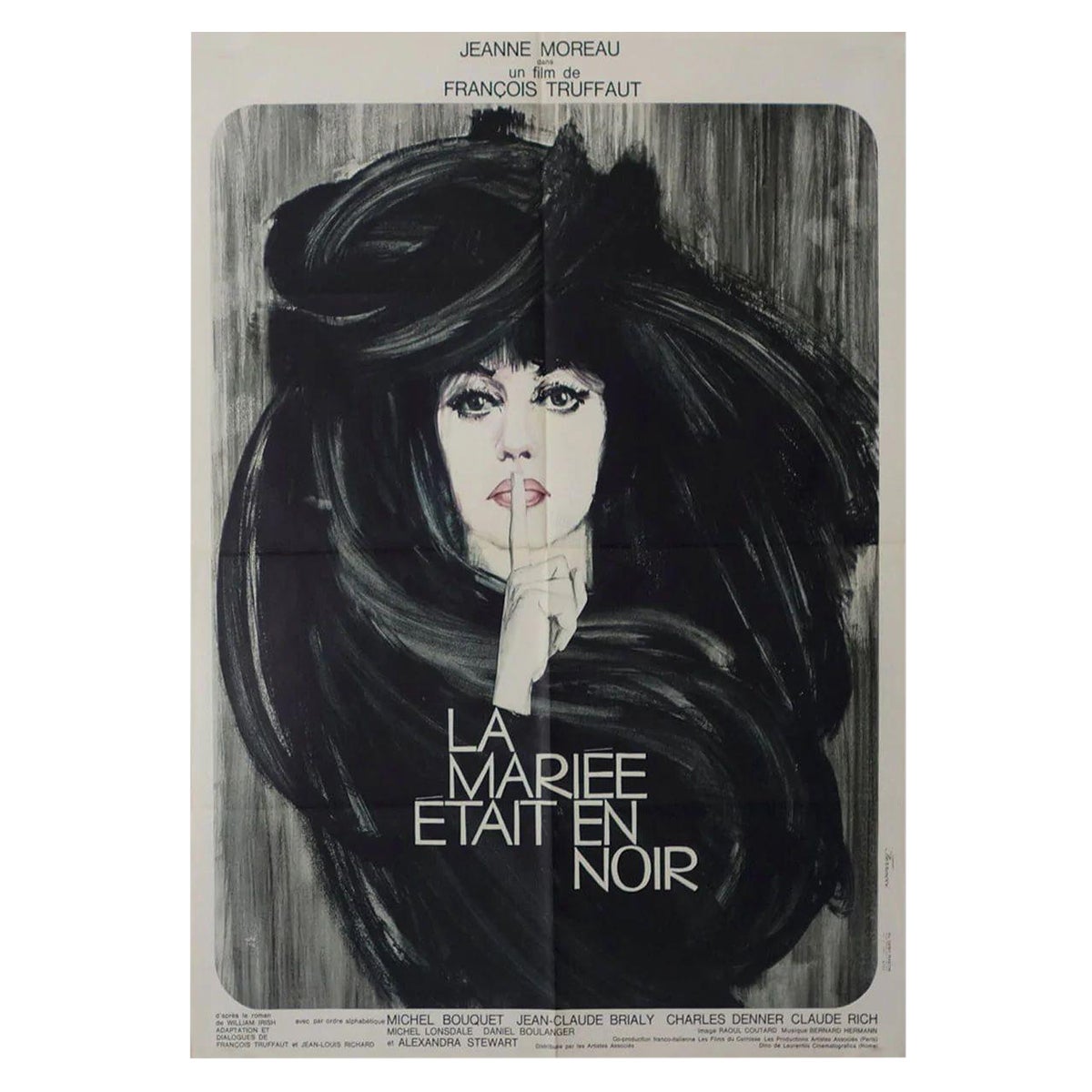 The Bride Wore Black, Unframed Poster, 1968 For Sale at 1stDibs