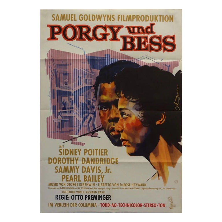 Porgy and Bess, Unframed Poster, 1959 For Sale at 1stDibs