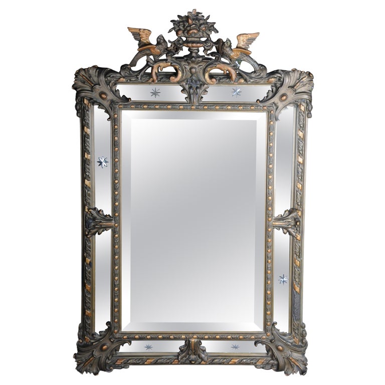 19th Century Antique Historicism Mirror, Around 1870, Gilded For Sale ...