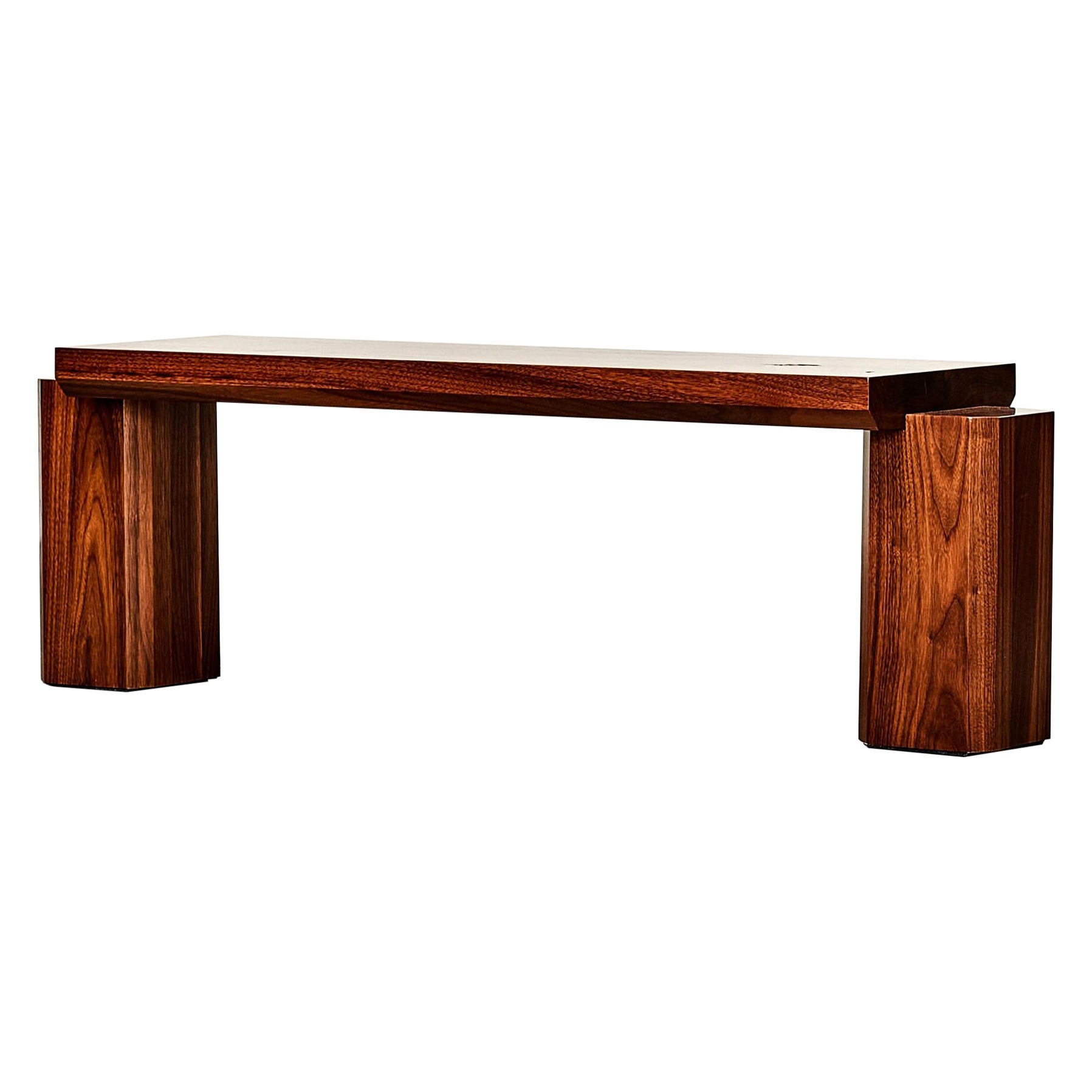 Tri-Toned Wood Faces Coffee Table by Gregory Beson For Sale at 1stDibs