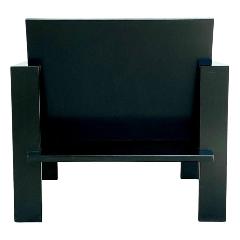 Black Lounge Chair 01 by Goons For Sale at 1stDibs