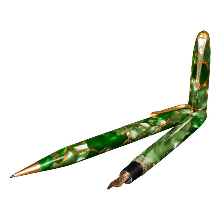 Vintage Decorative Pens, English, Fountain, Pencil, Conway Stewart ...