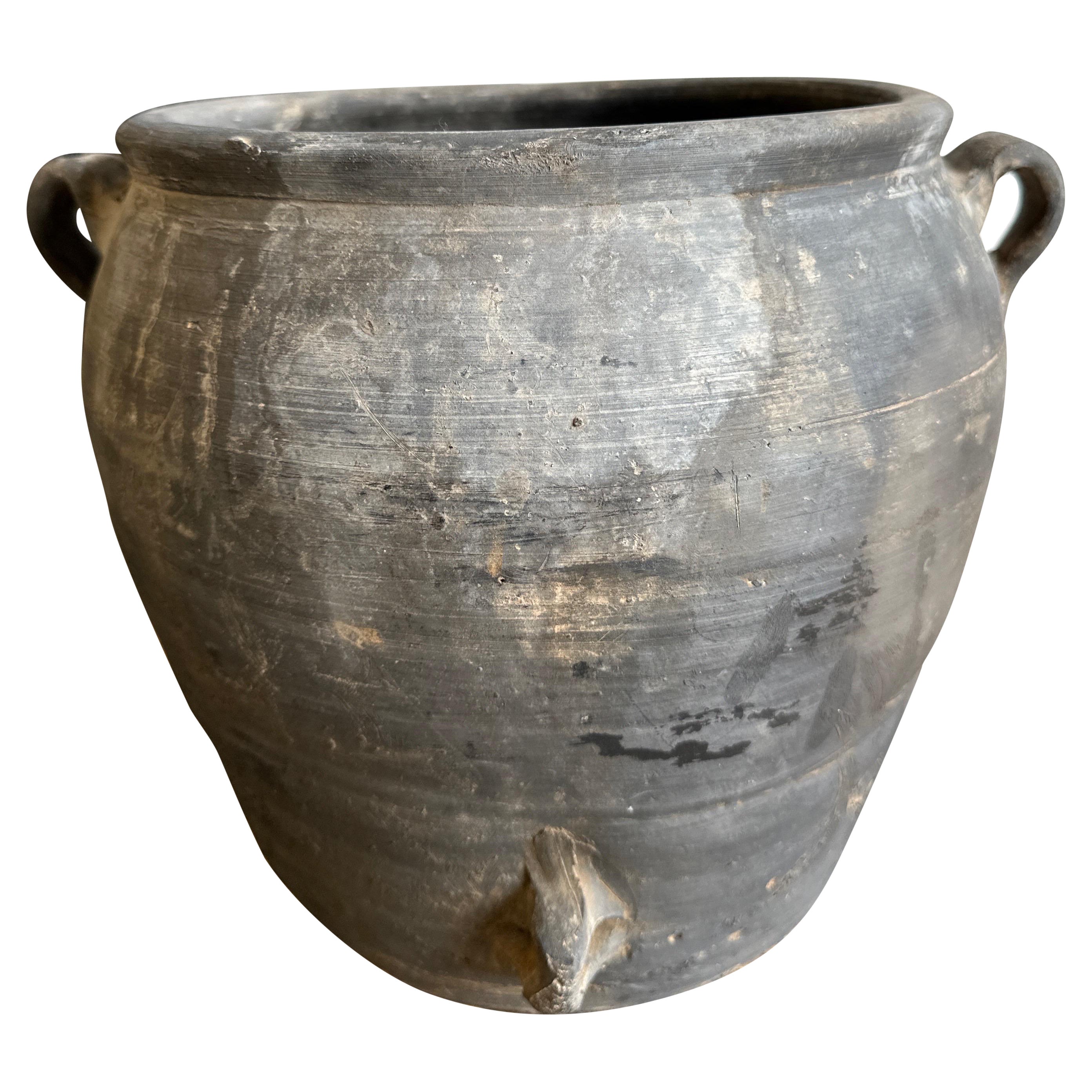 Vintage Decorative Matte Oil Pottery For Sale at 1stDibs