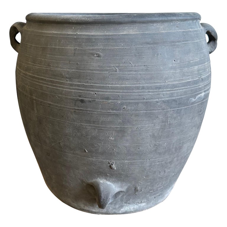 Vintage Decorative Matte Oil Pottery For Sale at 1stDibs