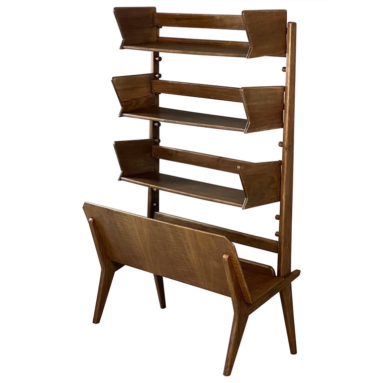 Small Wooden Library by Guglielmo Pecorino, Italy, 1950s For Sale at ...