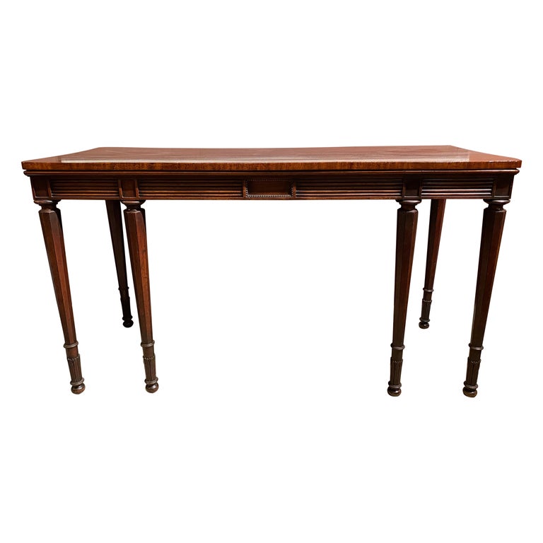 Elegant English George III Mahogany Serving Table in the Adam Style For ...