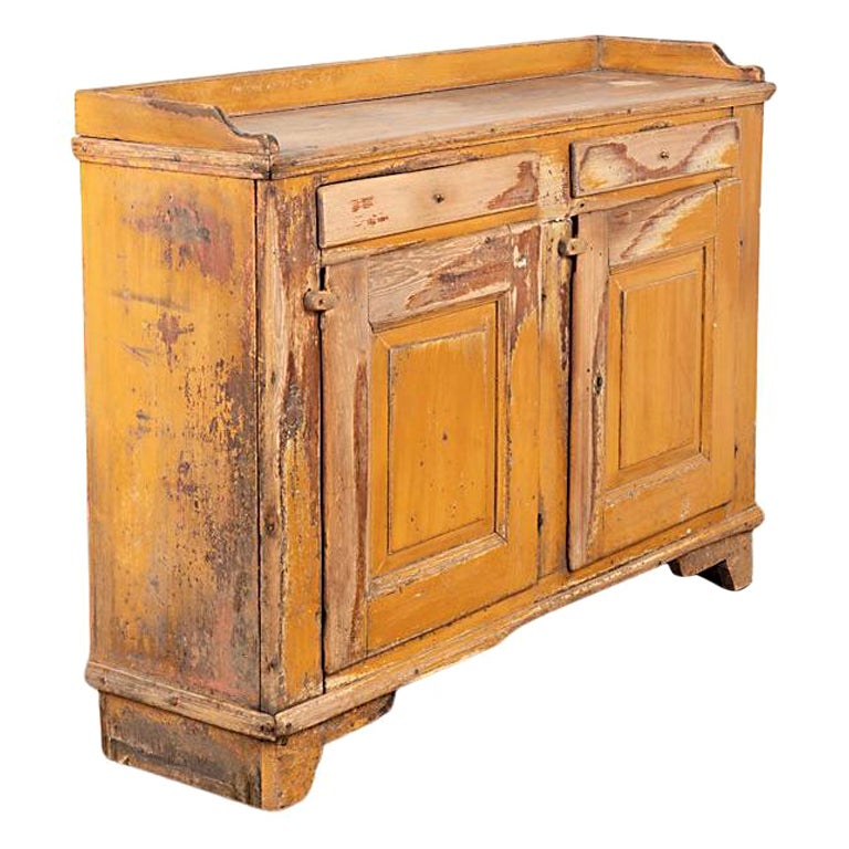 1930s All Original Monterey Sideboard with Pristine Original Painted ...