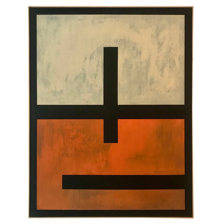 Large Hard-Edge Painting by Di Vincente For Sale at 1stDibs