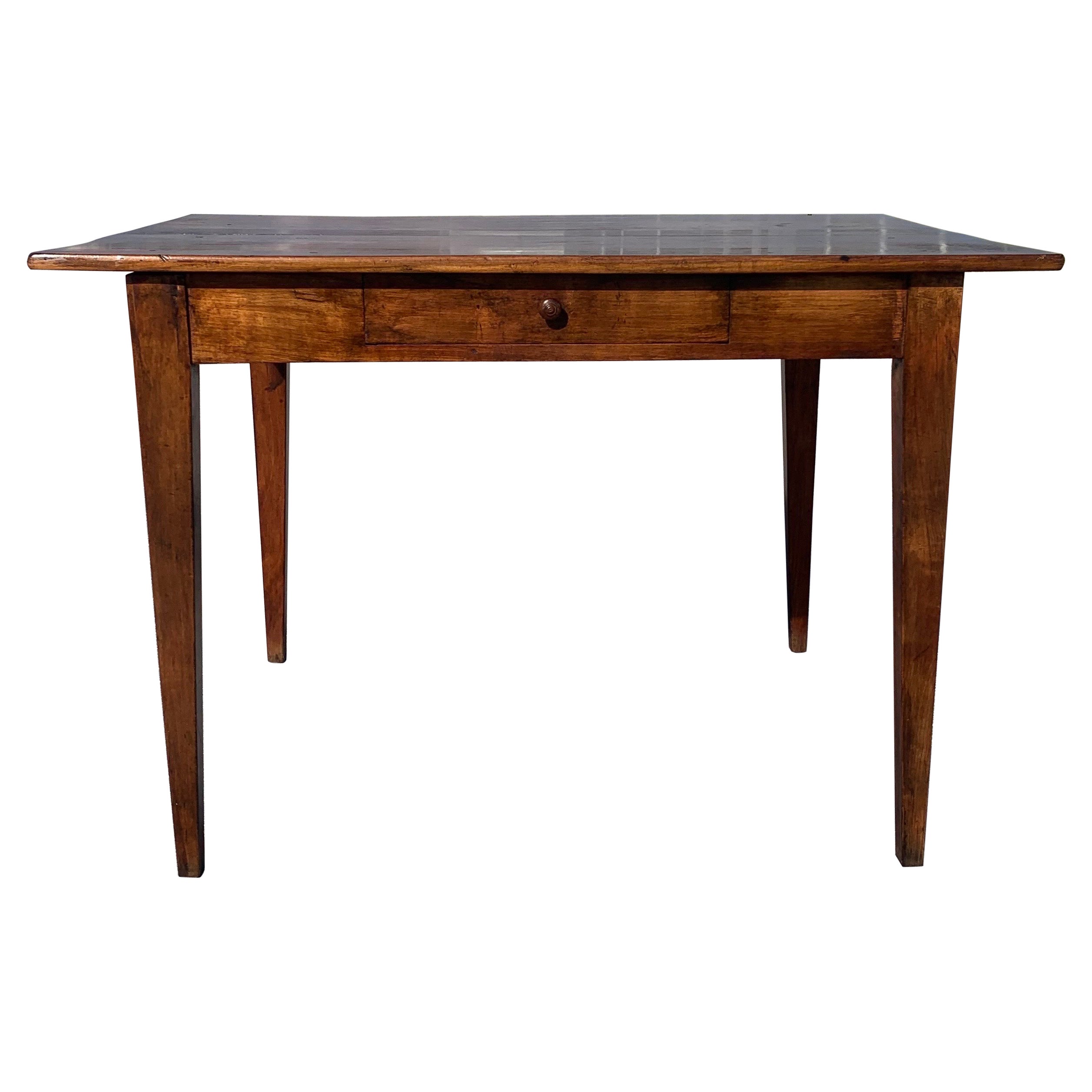 Antique Spanish Rustic Farmhouse Work Dining Table, 19th C For Sale at ...