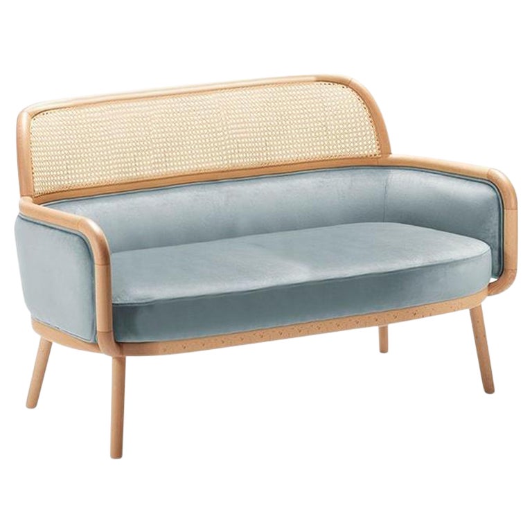 Luc Sofa Large with Beech Ash-056-1 and Vigo Blossom For Sale at 1stDibs