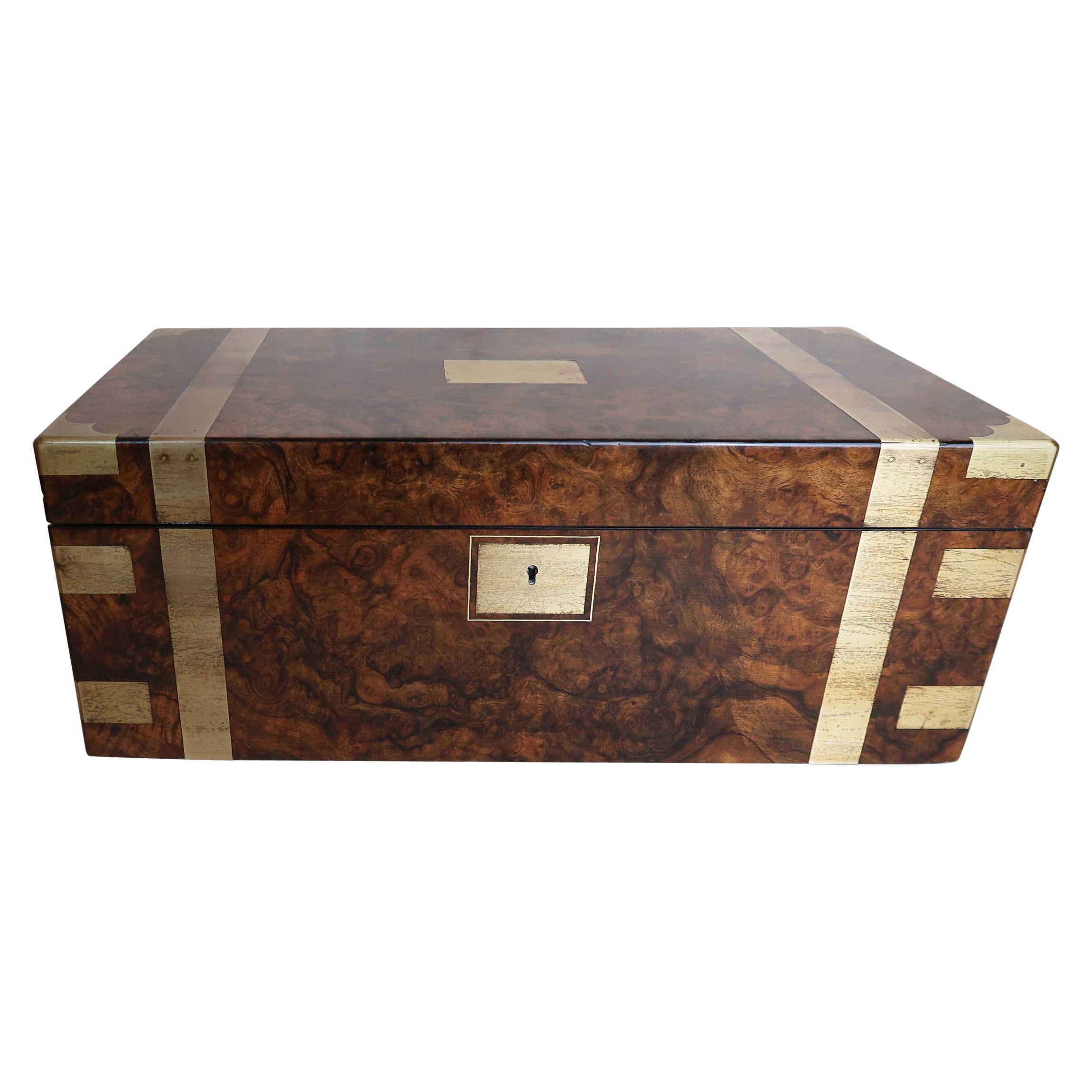 Antique Campaign Writing Box at 1stDibs