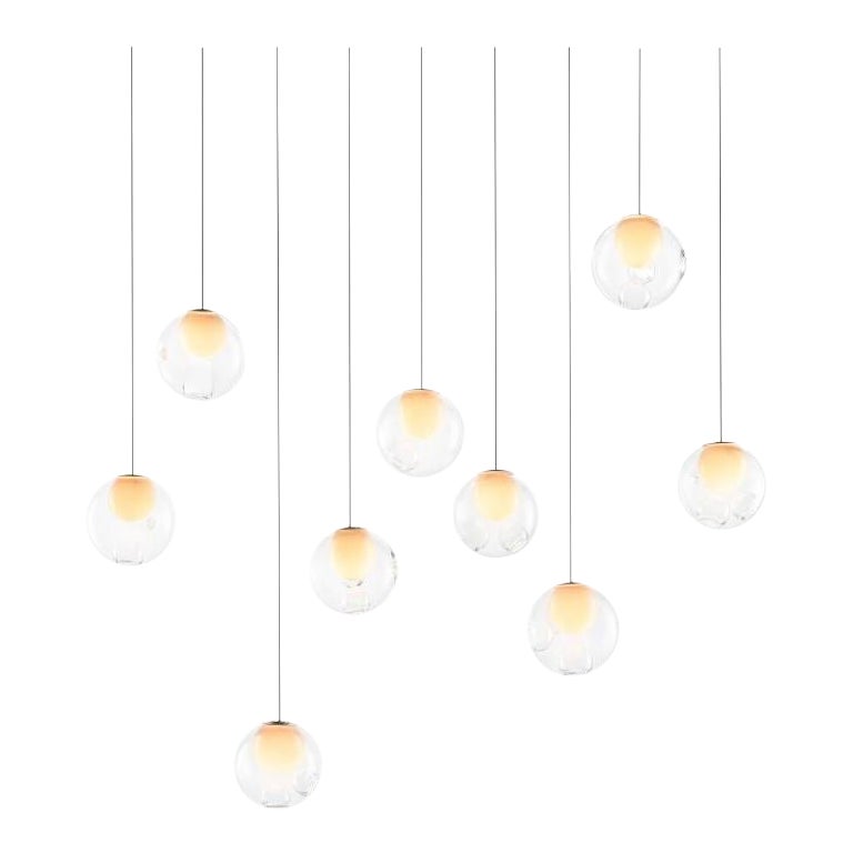 ALPINE V Geometric Modern LED Linear Chandelier Light Fixture For Sale ...