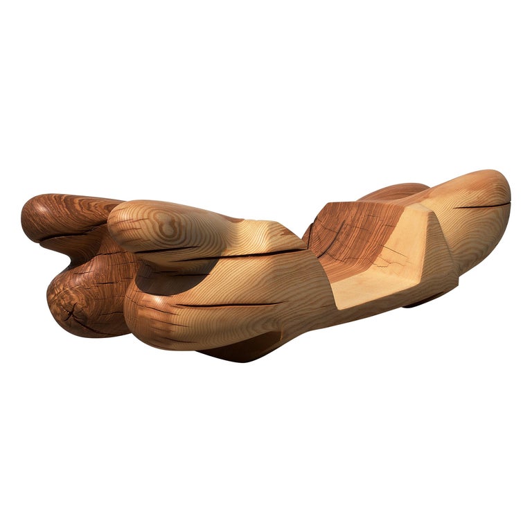 Unique Ash Sculpture Signed by Jörg Pietschmann For Sale at 1stDibs