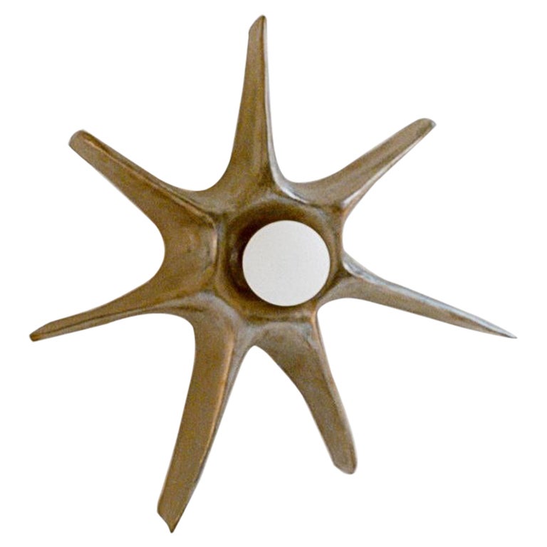 Contemporary Hand-Built Pointe Star Sconce, 'Small' For Sale at 1stDibs