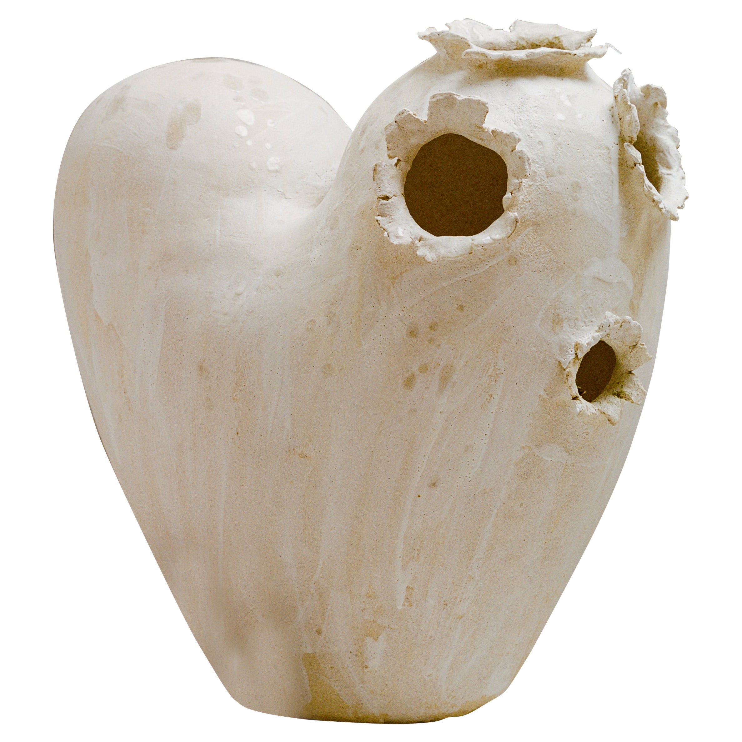 Contemporary Hand-Built Heart Vessel, 'Small' For Sale at 1stDibs