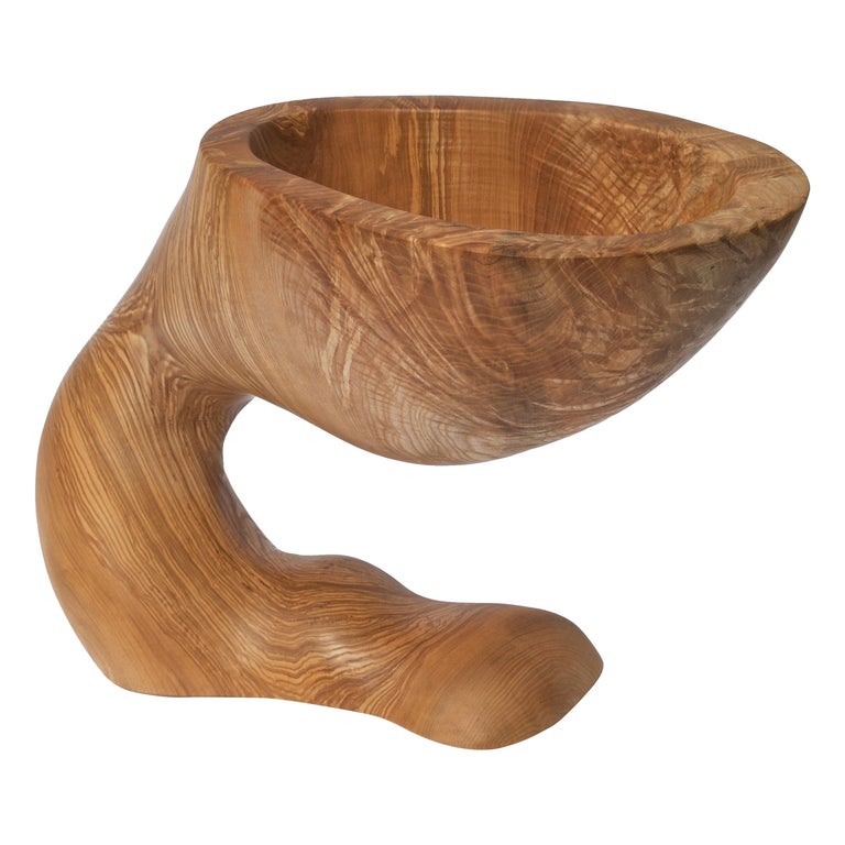 Unique Ash Vessel Sculpted by Jörg Pietschmann For Sale at 1stDibs