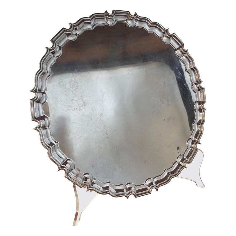 Elizabeth II Sterling Silver Salver, Barker Ellis Silver Co, 1967 For ...