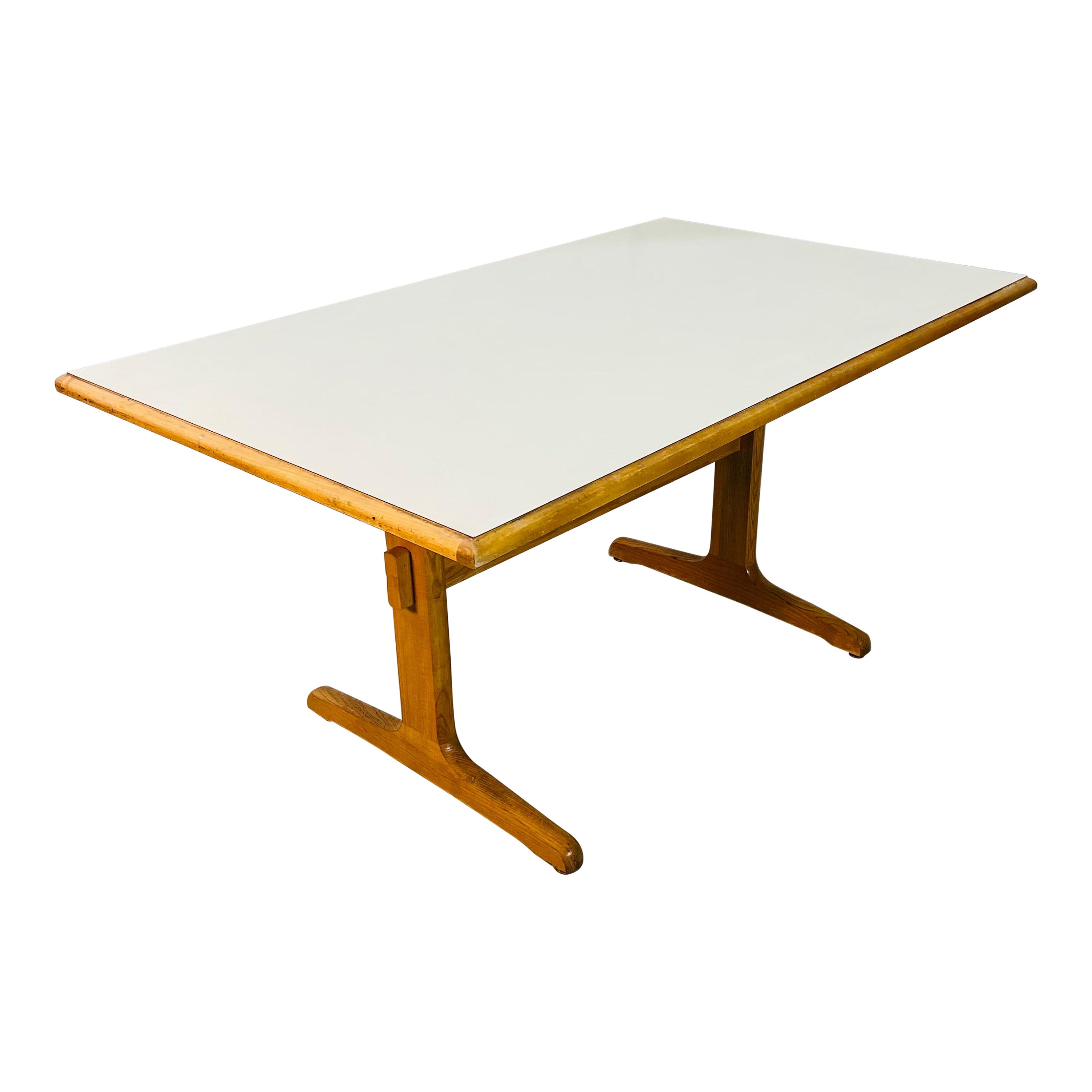 Extendible 1970s Kitchen Table at 1stDibs